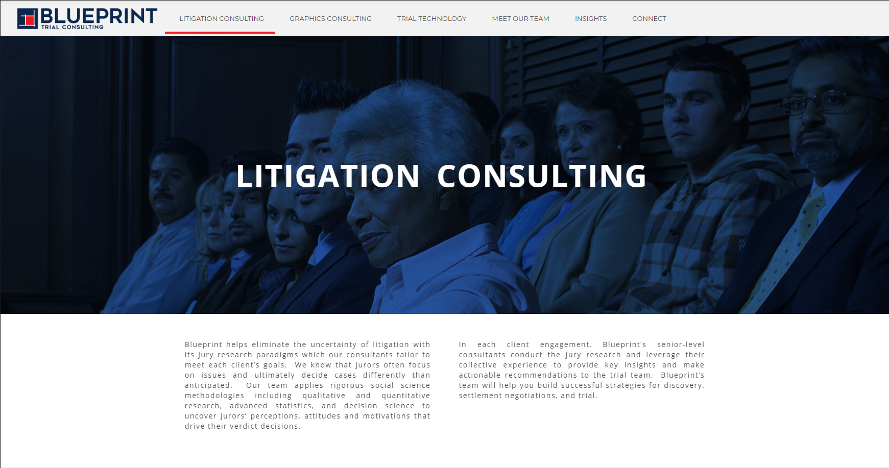 Litigation Consulting - Blueprint Trial Consulting